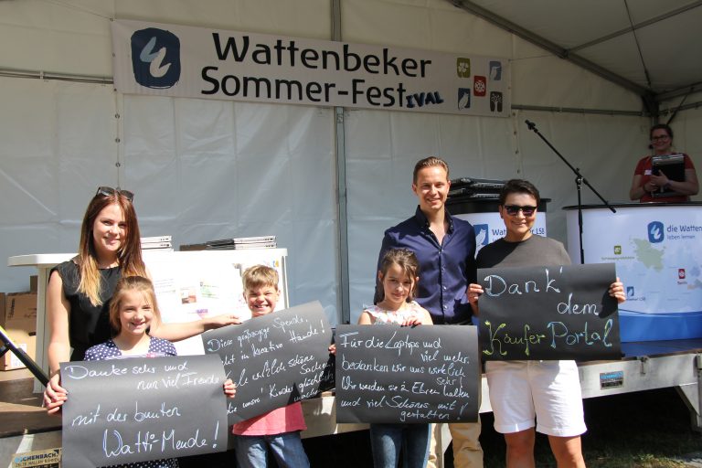 unter diesem Motto stand die äußerst großzügige Laptopspende von ...